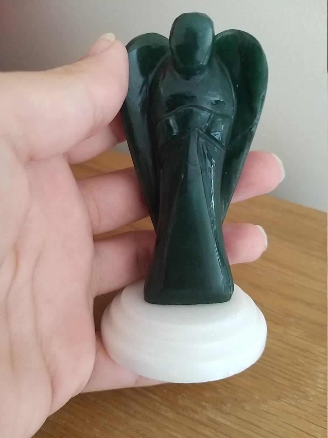 Green Aventurine Crystal Angel Large 90mm Energy Angel Crystal Angel ...