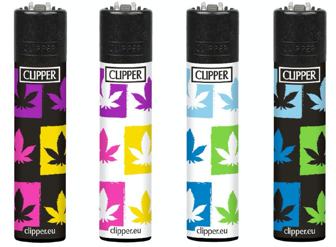 Rare Chequer Leaves Clipper Lighters Funny Cool Clippers Floral ...