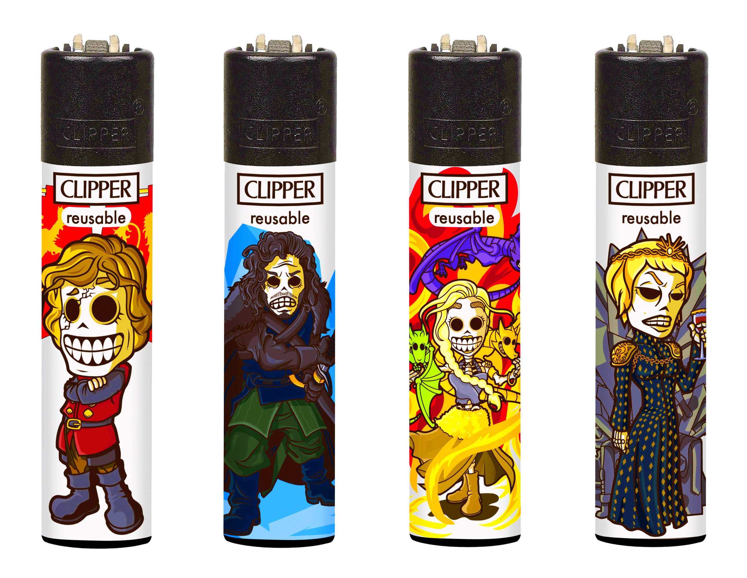 Medieval Cartoon Characters RARE Clipper Lighters Unique Funny - Etsy