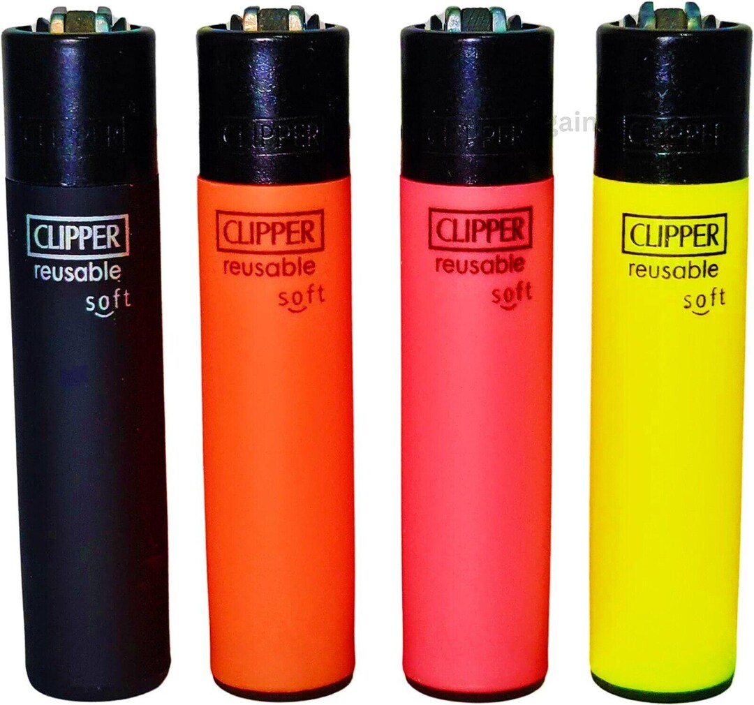 Soft Touch Bright RARE Clipper Lighters 420 Funny Cool Clippers Lighter ...