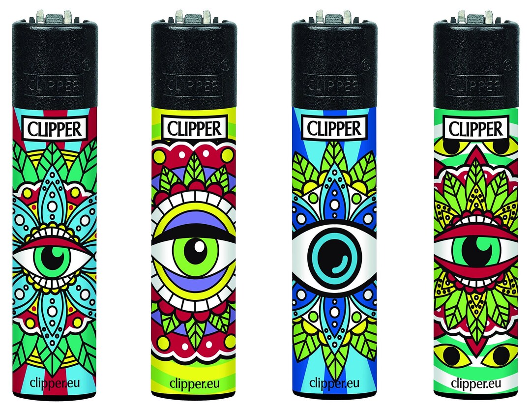 Eye Leaves Rare Clipper Lighters Funny Cool Clippers Lighter Art ...
