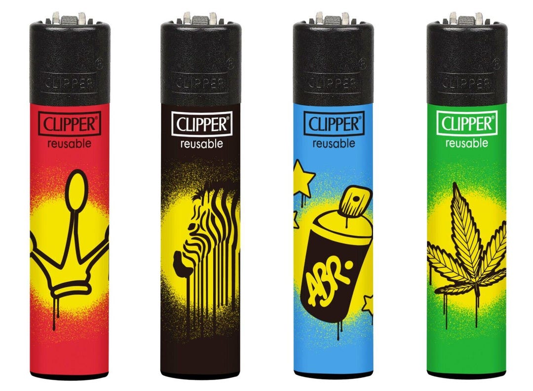 Spray Paint Graffiti Rare Clipper Lighters 420 Funny Cool Clippers ...