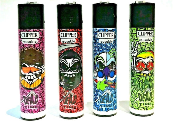 Dead Time Skulls Clipper Lighters Rare 420 Grim Reaper Funny - Etsy Canada