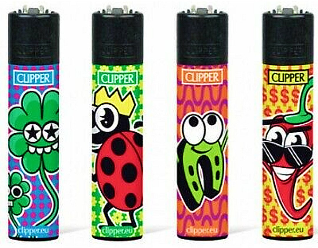 Cartoon Emojis Art Rare Clipper Lighters Unique Funny Cool Clippers ...