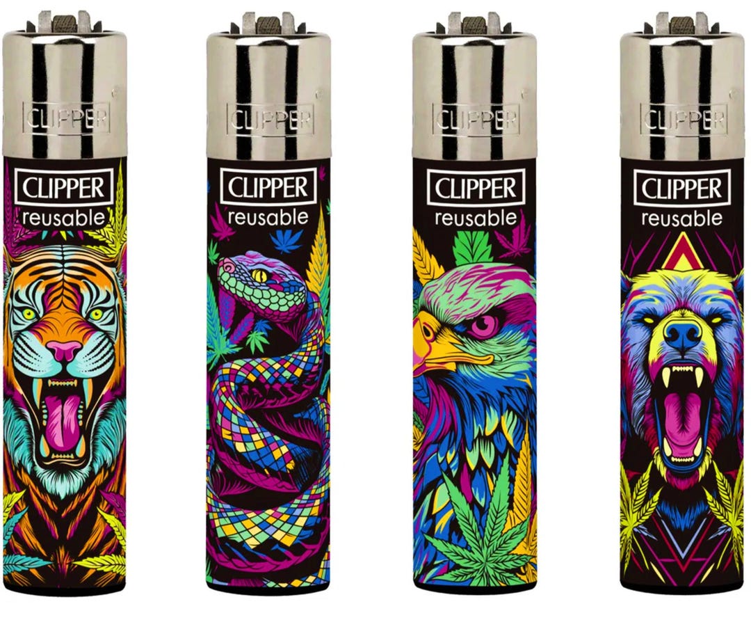 Predator Animals RARE Clipper Lighters Funny Cool Clippers Lighter ...