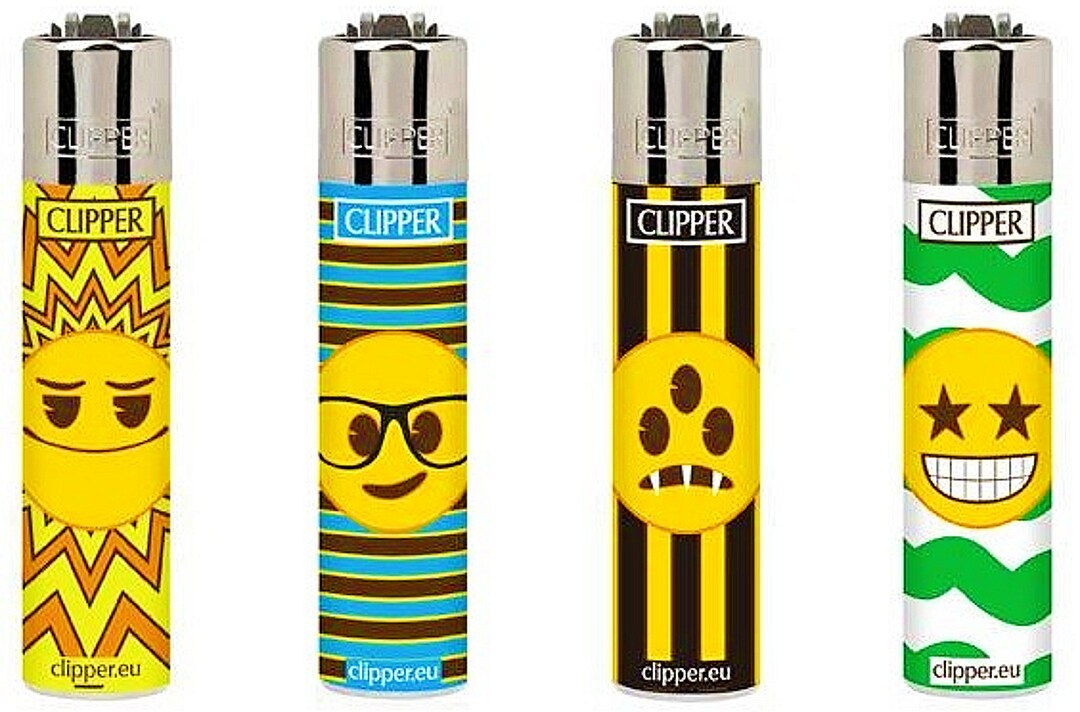 Emojis Rare Clipper Lighters Funny Cool Clippers Lighter Gas Refillable ...
