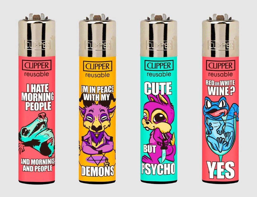 RARE Weirdo Animals Clipper Lighters 420 Funny Cool Clippers Lighter ...
