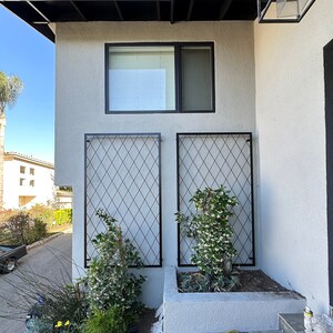 Heavy Gauge Diamond Pattern Trellis for Living Wall, Outdoor Vertical ...