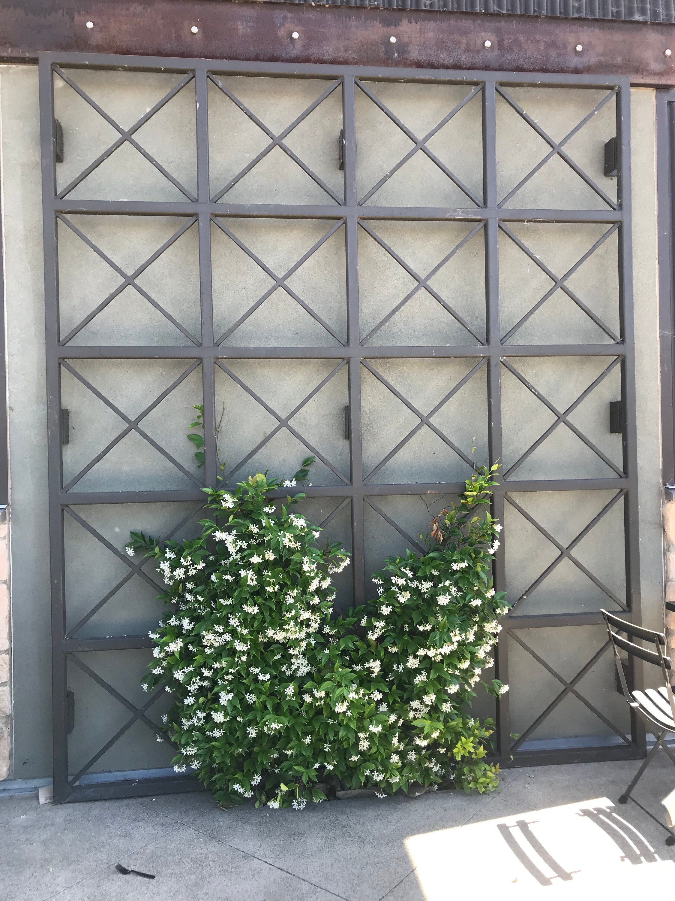 Rustic Barn-style Trellis, Rust-proof Outdoor Trellis for Garden ...