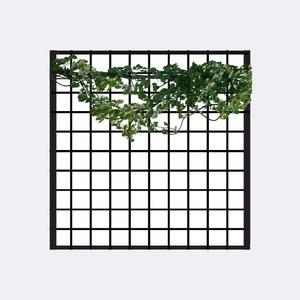 Hand Welded Square Grid Garden Trellis, Heavy Duty Outdoor Garden ...