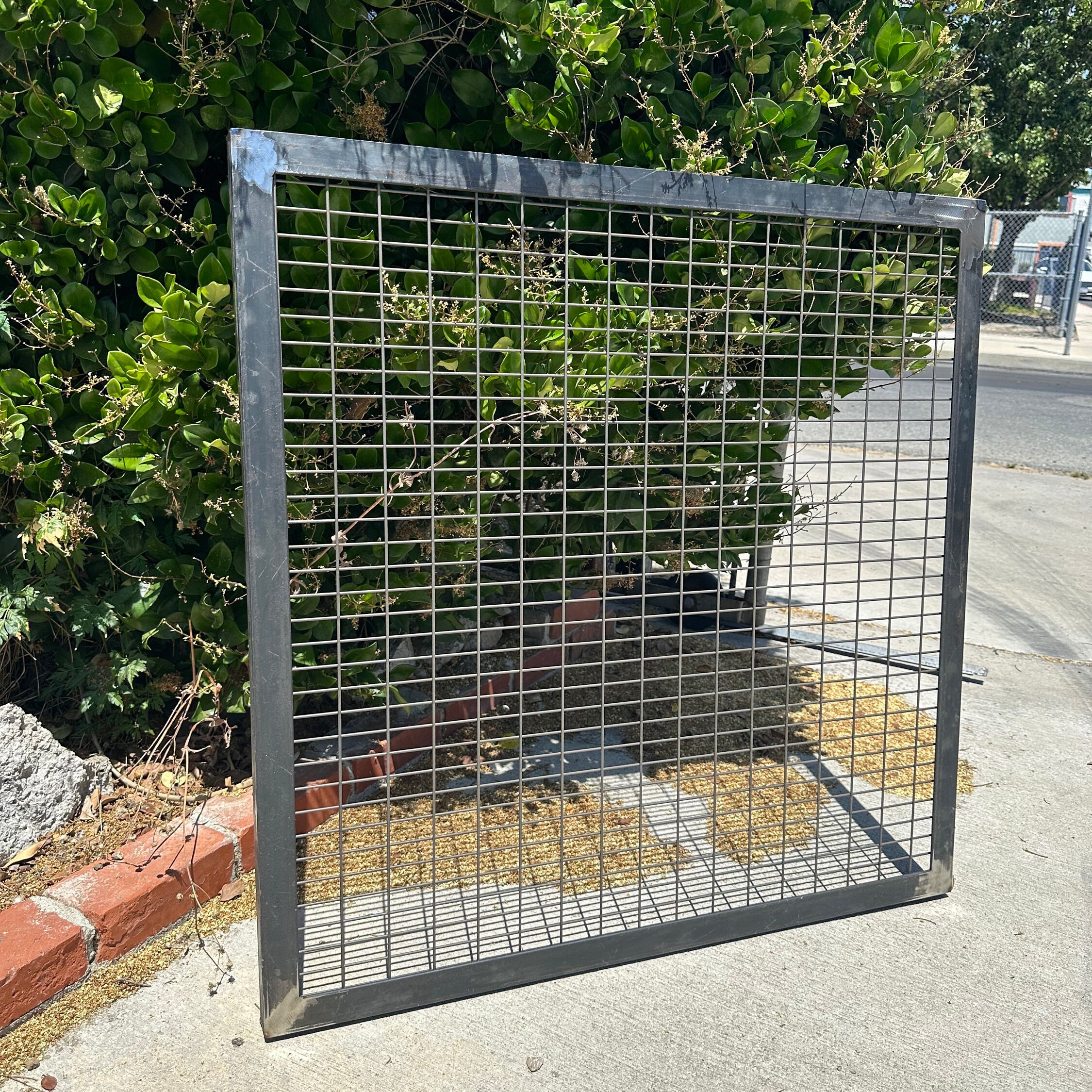 100% Solid Metal Rectangular Grid Trellis, Small Grid Rectangle Grid ...