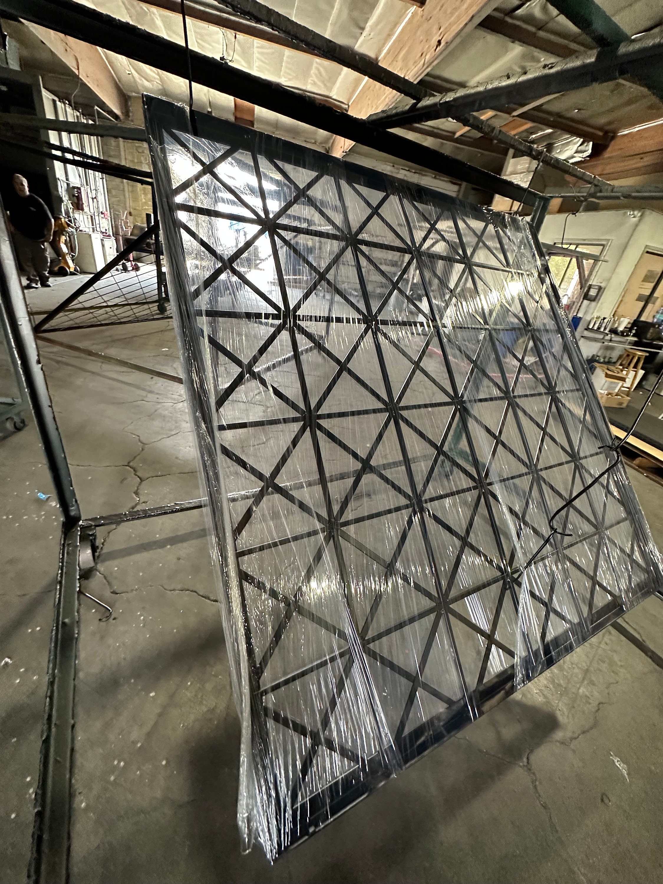 Rustic Barn-style Trellis, Rust-proof Outdoor Trellis for Garden ...