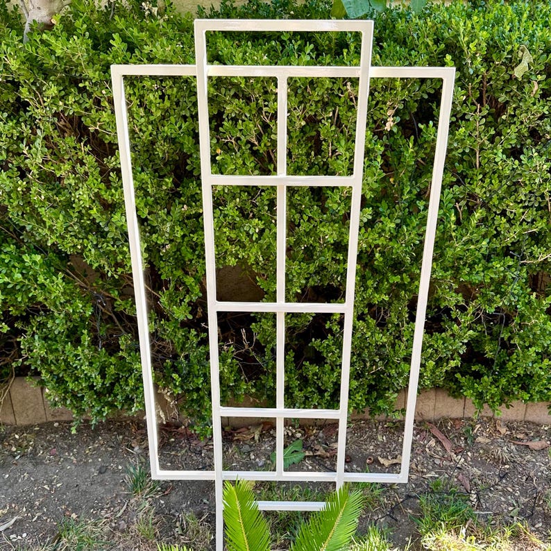 Planter Trellis Double Framed 3.5 X 2 Staked Trellis, Square ...