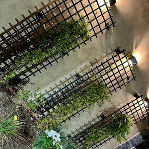 Multiple Size Trellis, Classic Square Grid Trellis, Outdoor Plant Panel ...