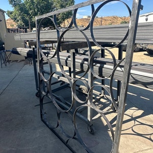 Abstract Circular Trellis, Metal Garden Trellis, Large Steel Design ...