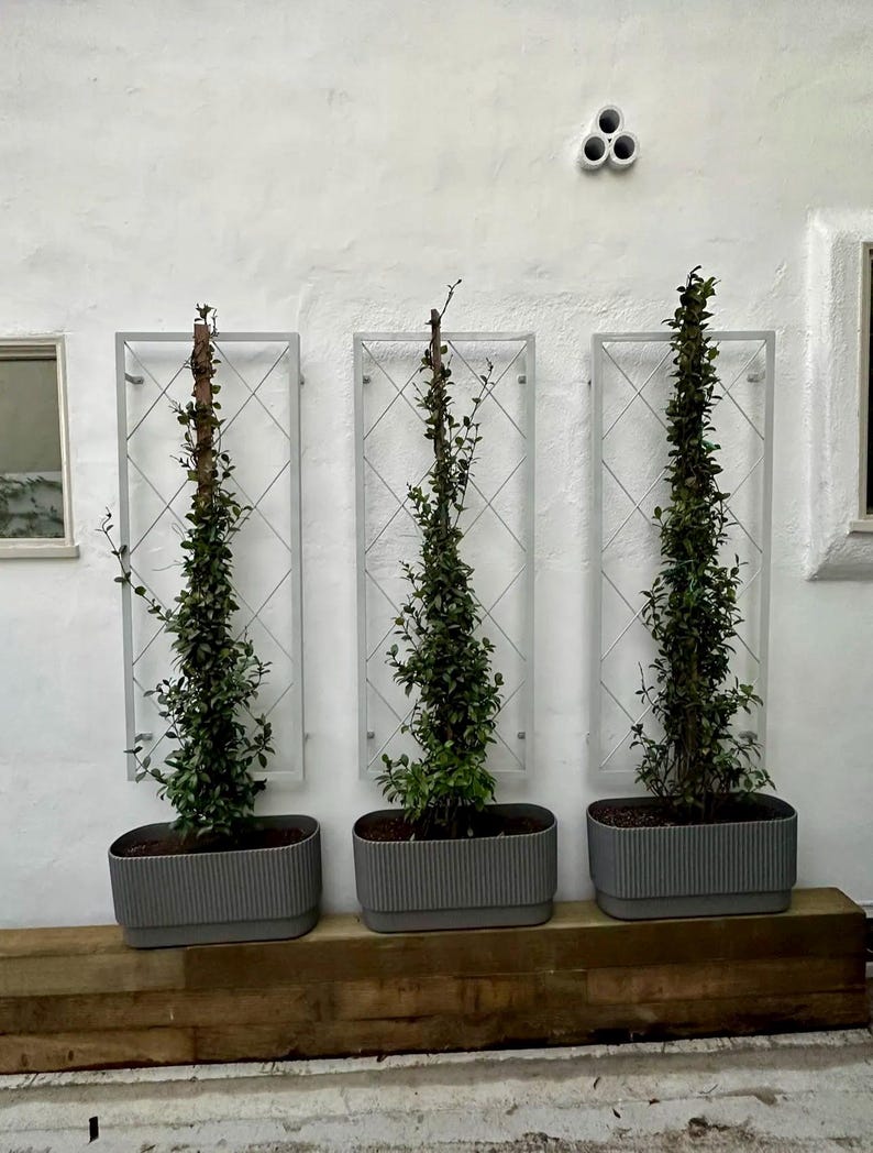 3 Set Commercial Grade Diamond Trellis, Garden Trellis Set for Live ...