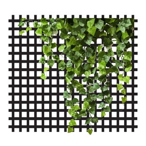 Multiple Size Trellis, Classic Square Grid Trellis, Outdoor Plant Panel ...