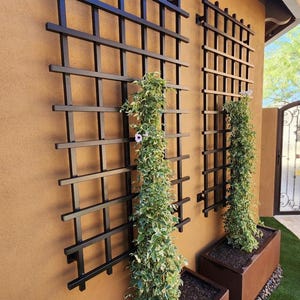 Multiple Size Trellis, Classic Square Grid Trellis, Outdoor Plant Panel ...