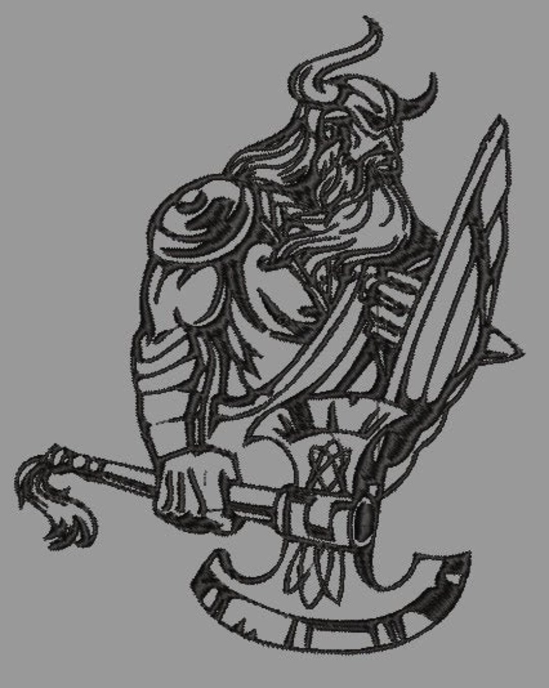 Nordic Viking Embroidery Design - Etsy