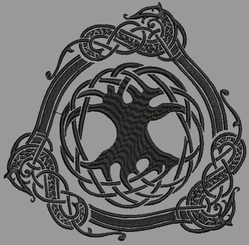 Nordic Tree of Life Embroidery Design - Etsy