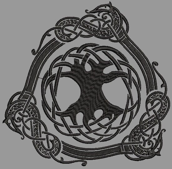 Nordic Tree of Life Embroidery Design - Etsy
