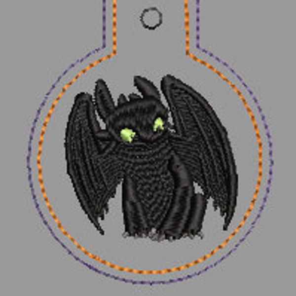 Toothless Embroidery - Etsy