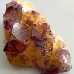 Large Fluorite Cluster With Calcite From Hardin Co., Illinois, USA - Etsy