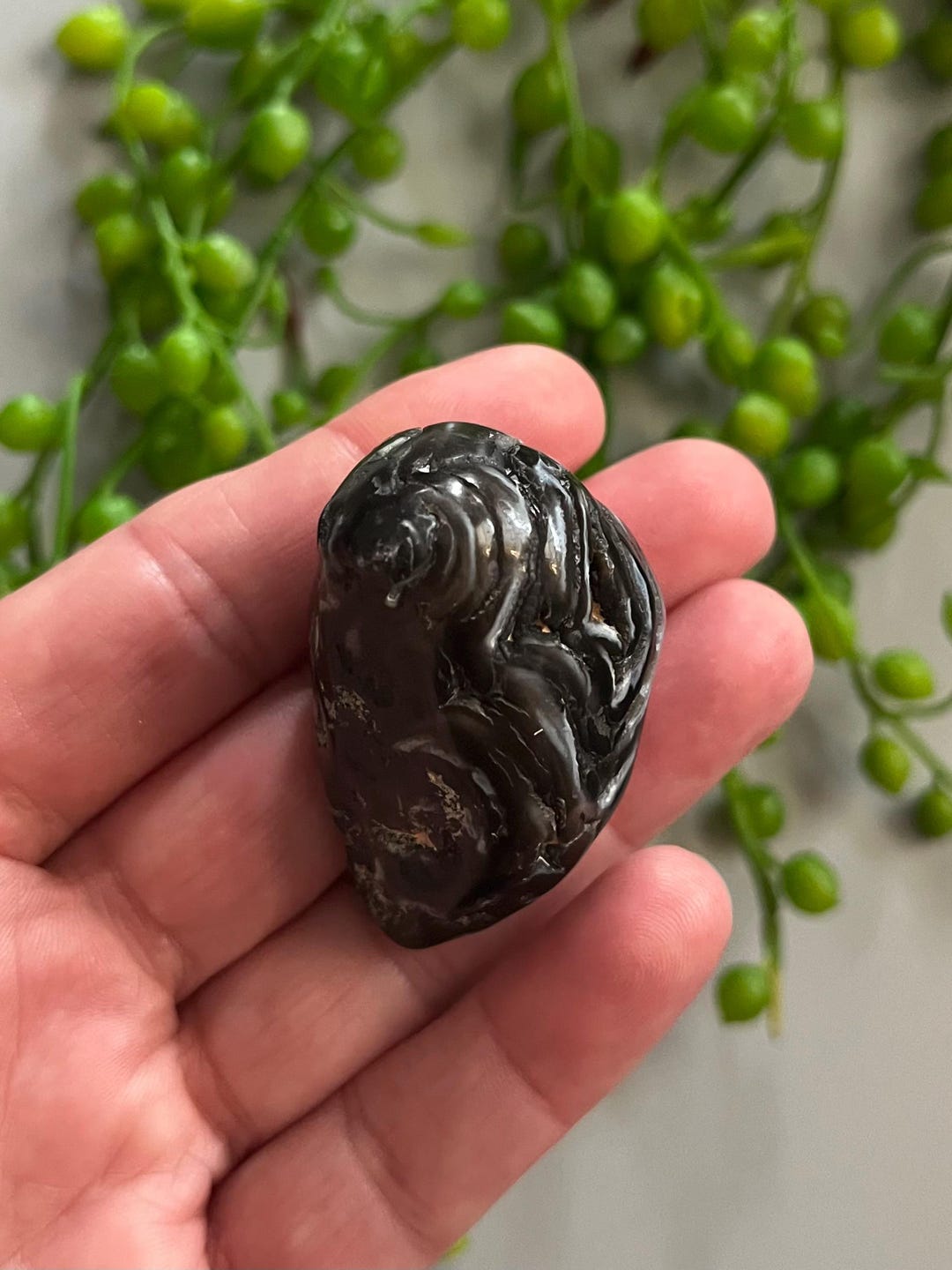 Enhydro Agate Stone, Water Filled Agate Geode, Fossil Water, Worry ...