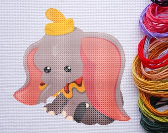 Dumbo Cross Stitch - Etsy