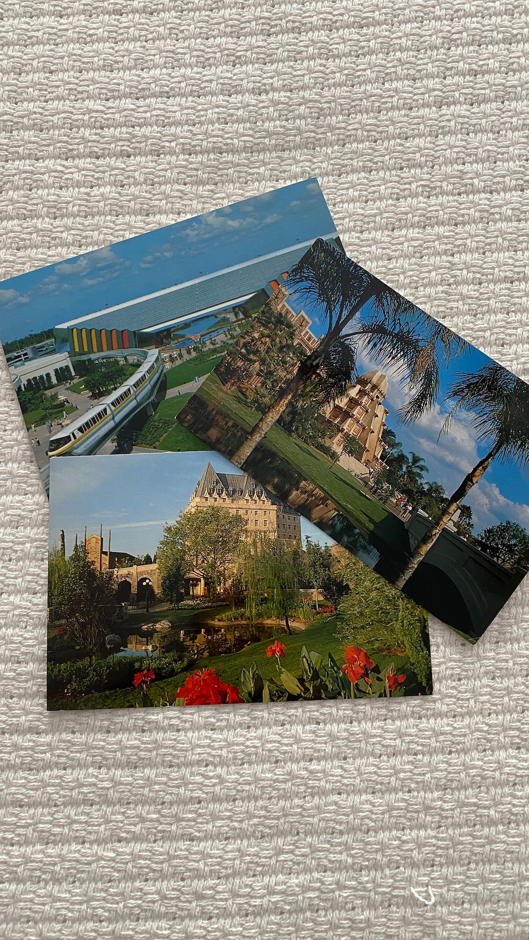 Set of Three Vintage EPCOT Postcards From 1982 - Etsy