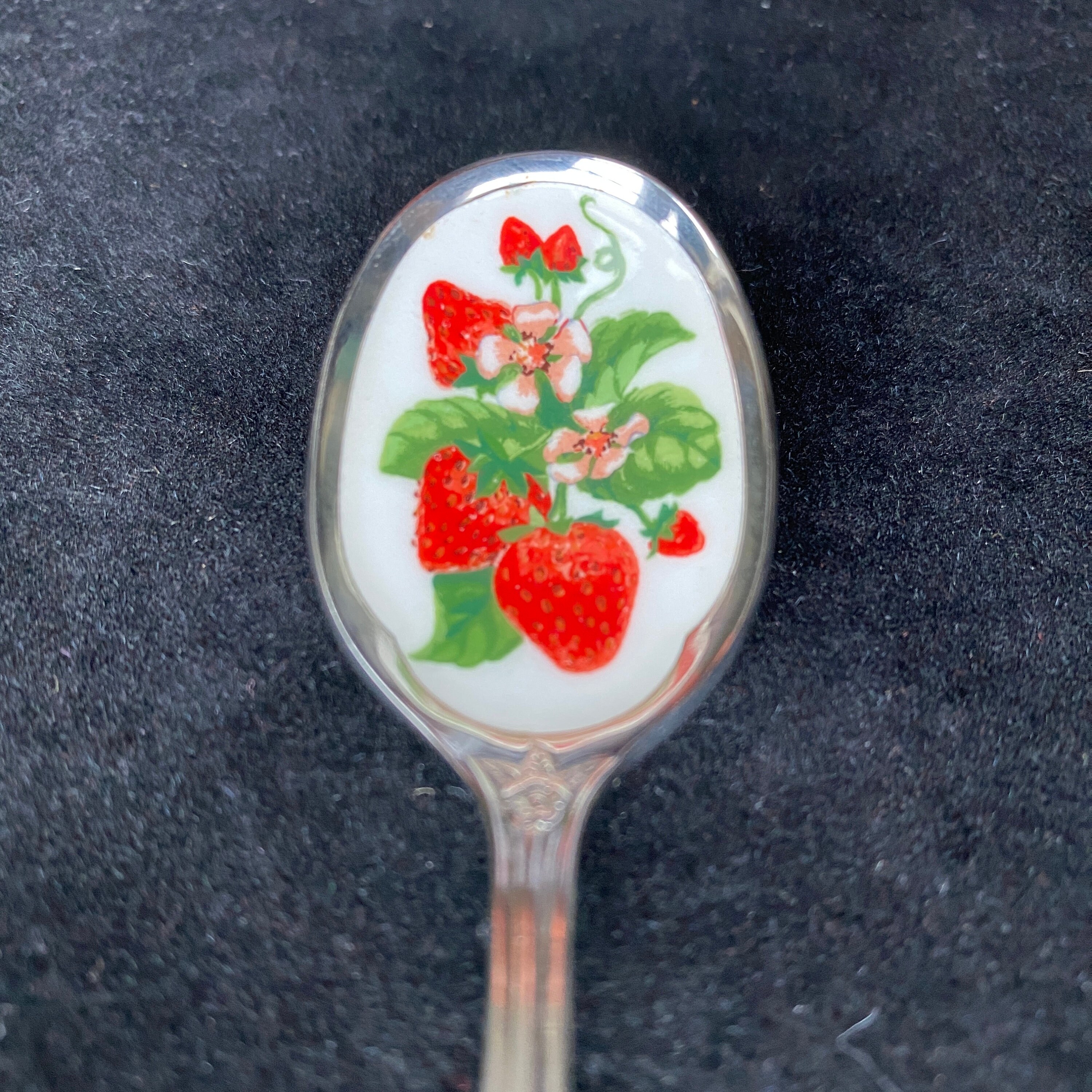 Collectible AVON Enameled Fruit Spoons - Etsy