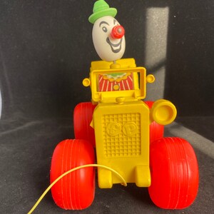 Fisher Price Jolly Jalopy Pull Toy With Plastic String - Etsy