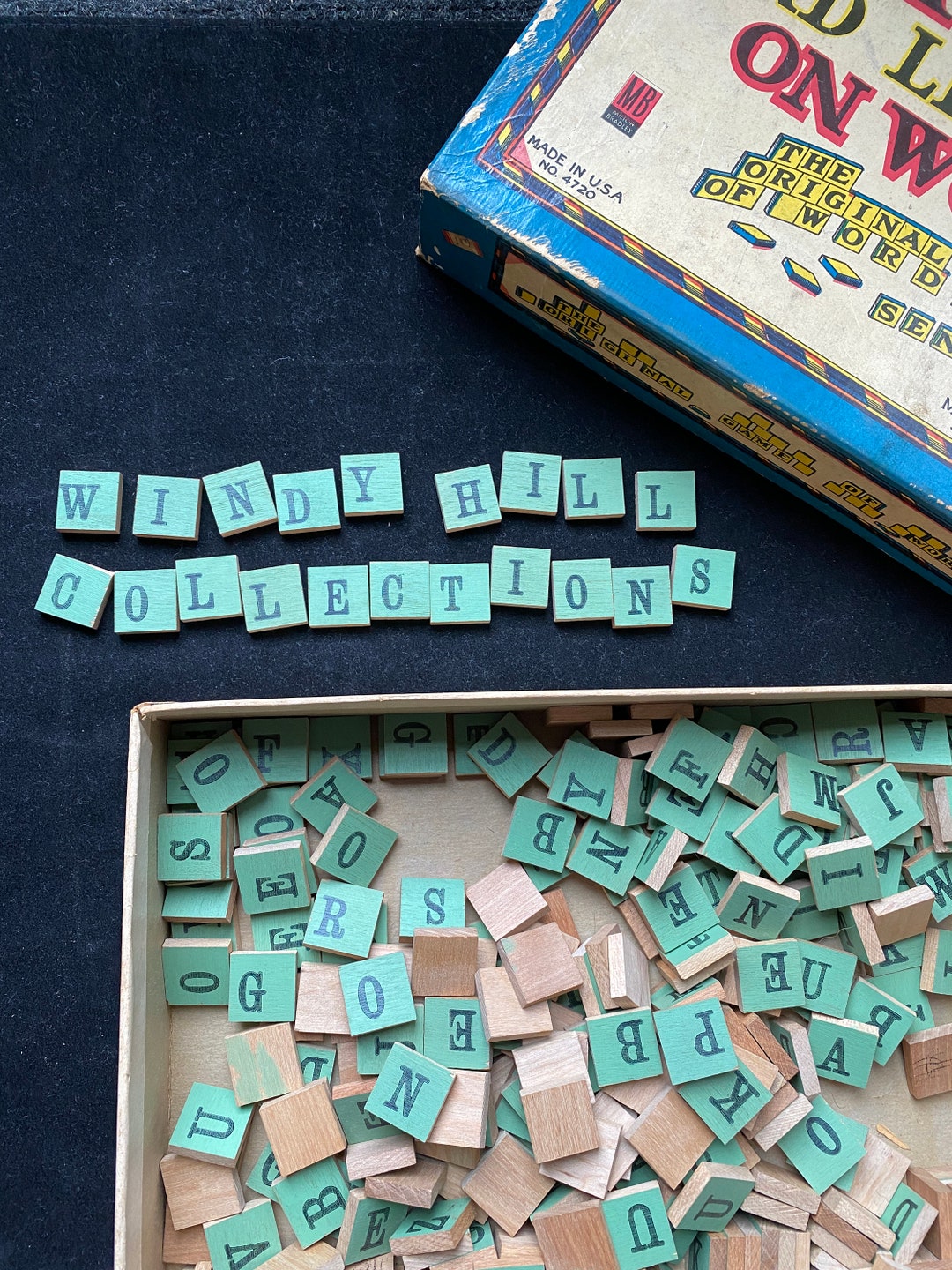 Vintage Anagrams and Letters on Wood by Milton Bradley - Etsy