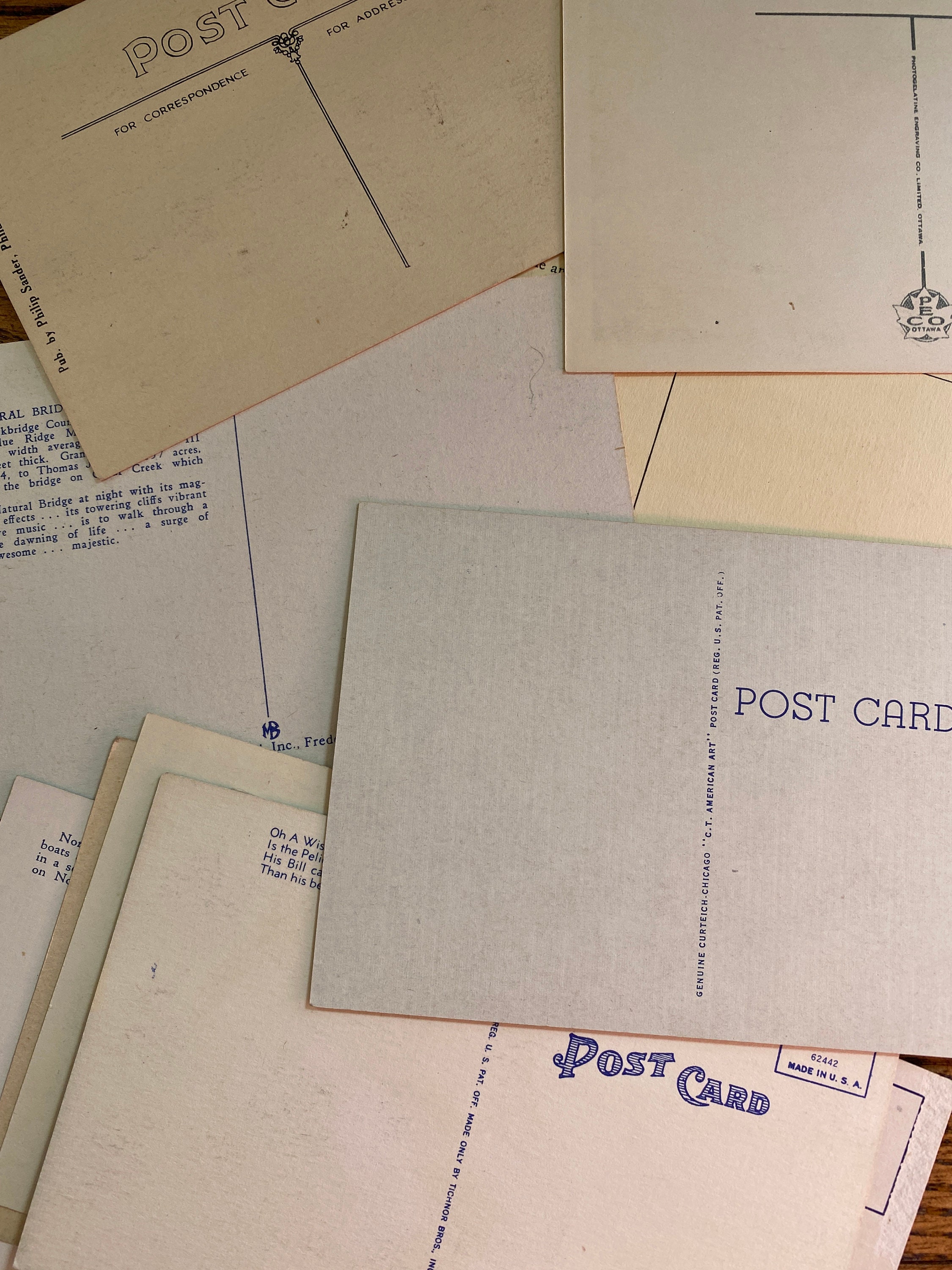 Collection of 45 Retro Postcards From 1940s-1950s With Several | Etsy