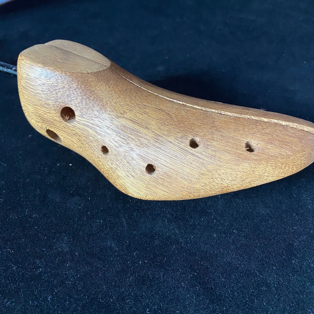 Vintage Wooden Shoe Stay With Black Adjustable Hook - Etsy