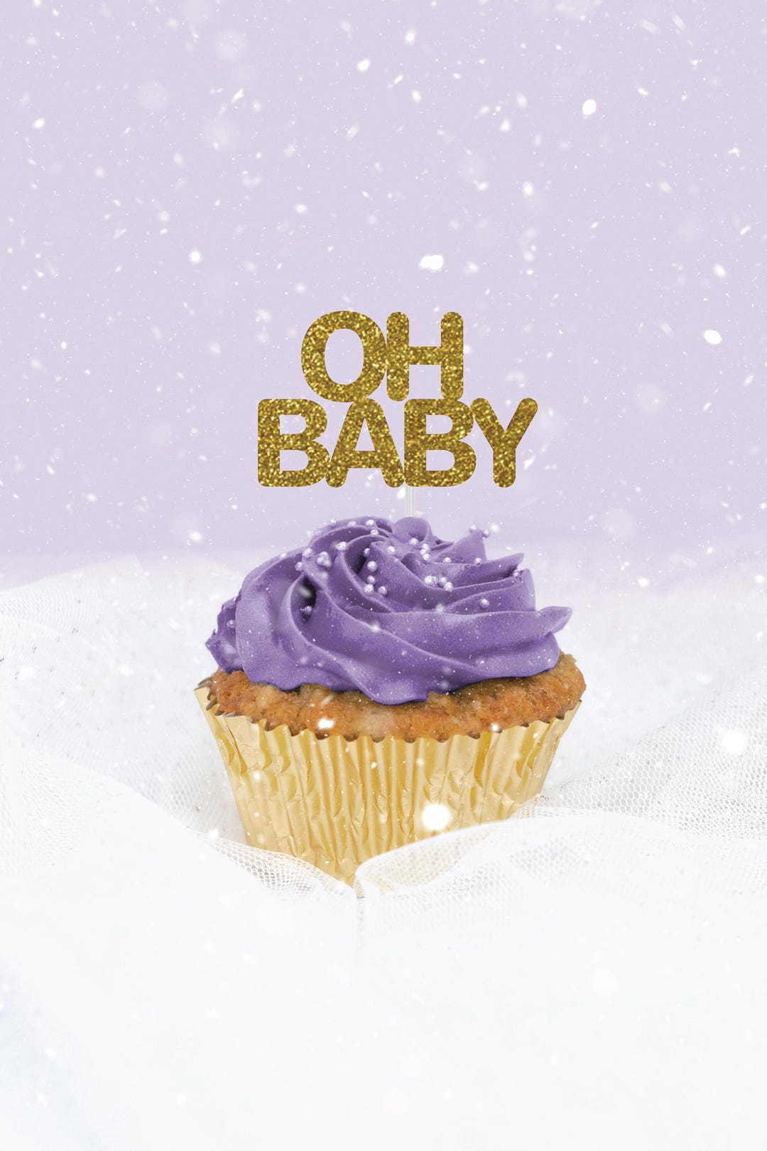 Baby Shower Cupcake Toppers, Baby Shower Decorations, Baby Cupcake ...