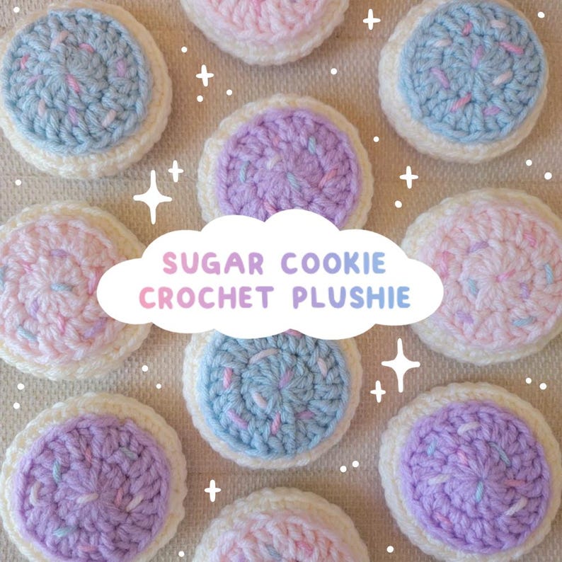 Sugar Cookie Crochet Plushie - Etsy