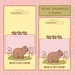 Capybara Computer Desktop Theme Background Wallpaper Organizer Set - Etsy