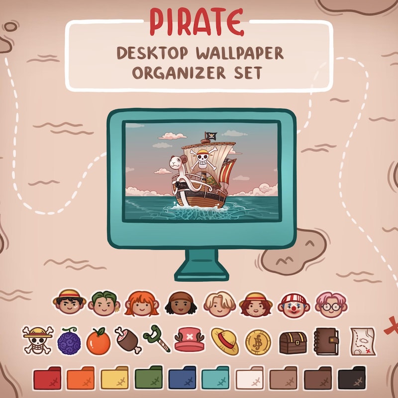 One Piece Art Wallpaper - Etsy