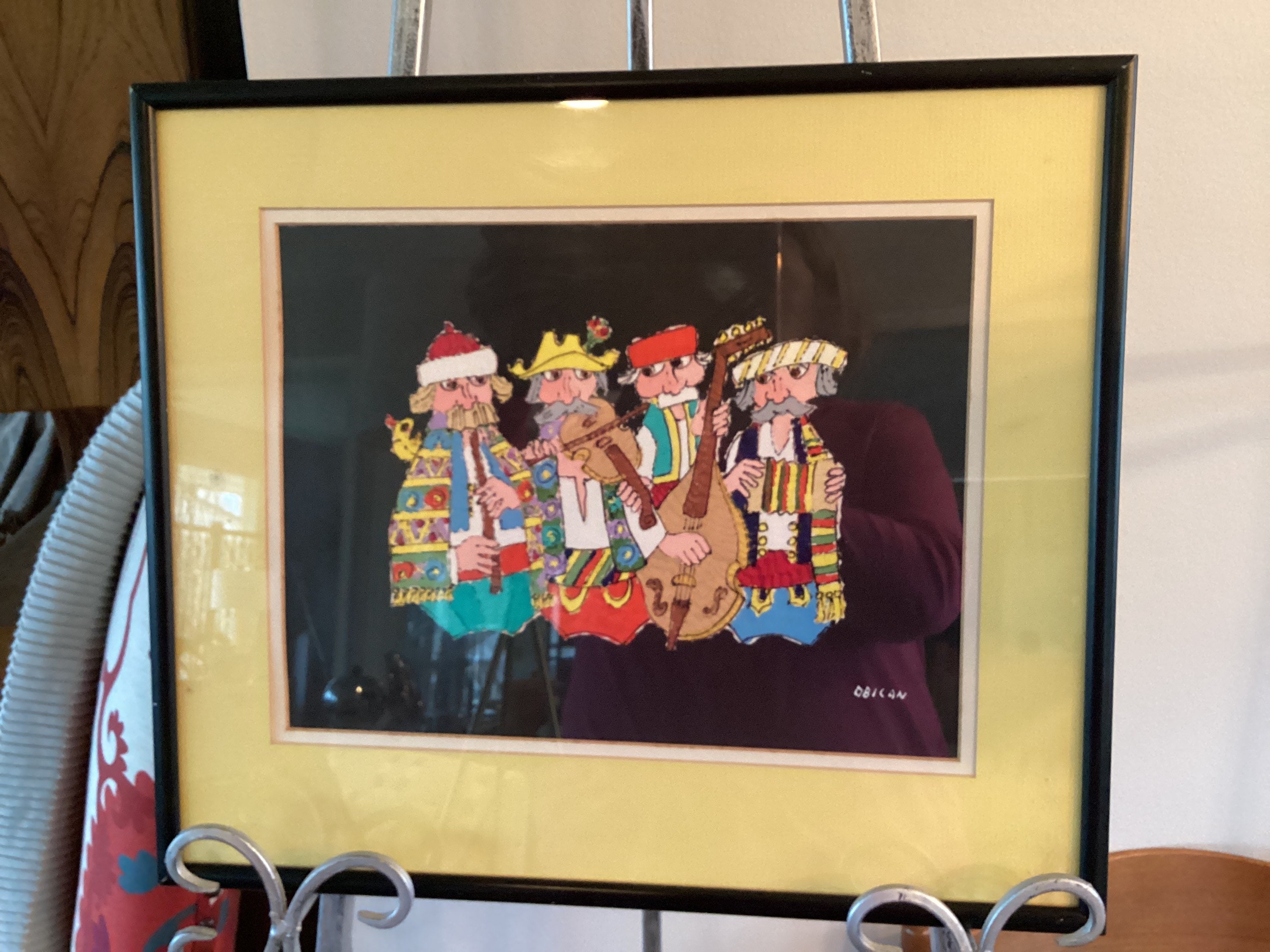 Vintage Jovan Obican Original Acrylic Painting - Etsy