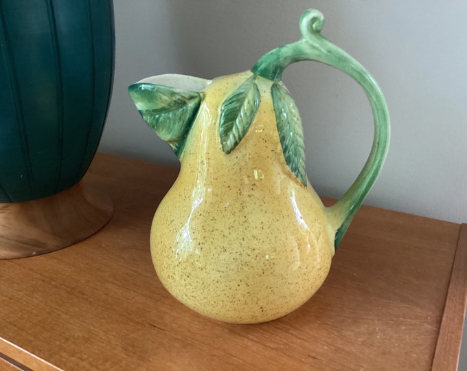 Vintage Perfect Pear Pitcher Made in Italy by Ancora-perfect for High ...