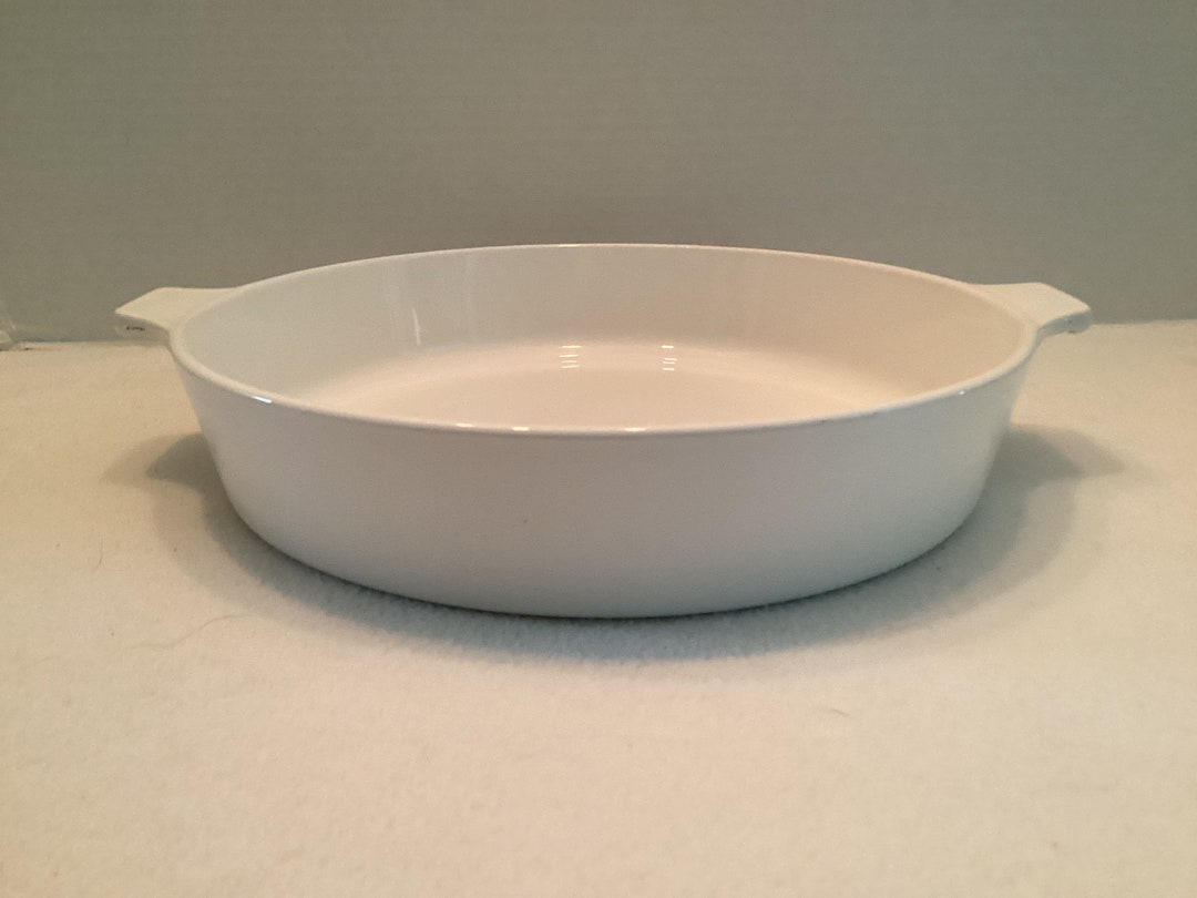 Vintage Corning Ware All White Round Cookware Model B-10-B - Etsy