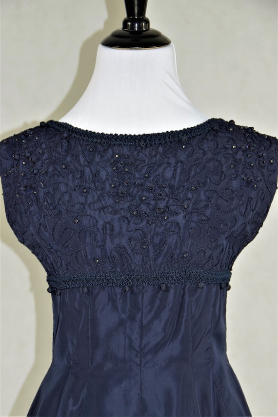 Mr. Mott Deep Blue Gala Dress | Etsy