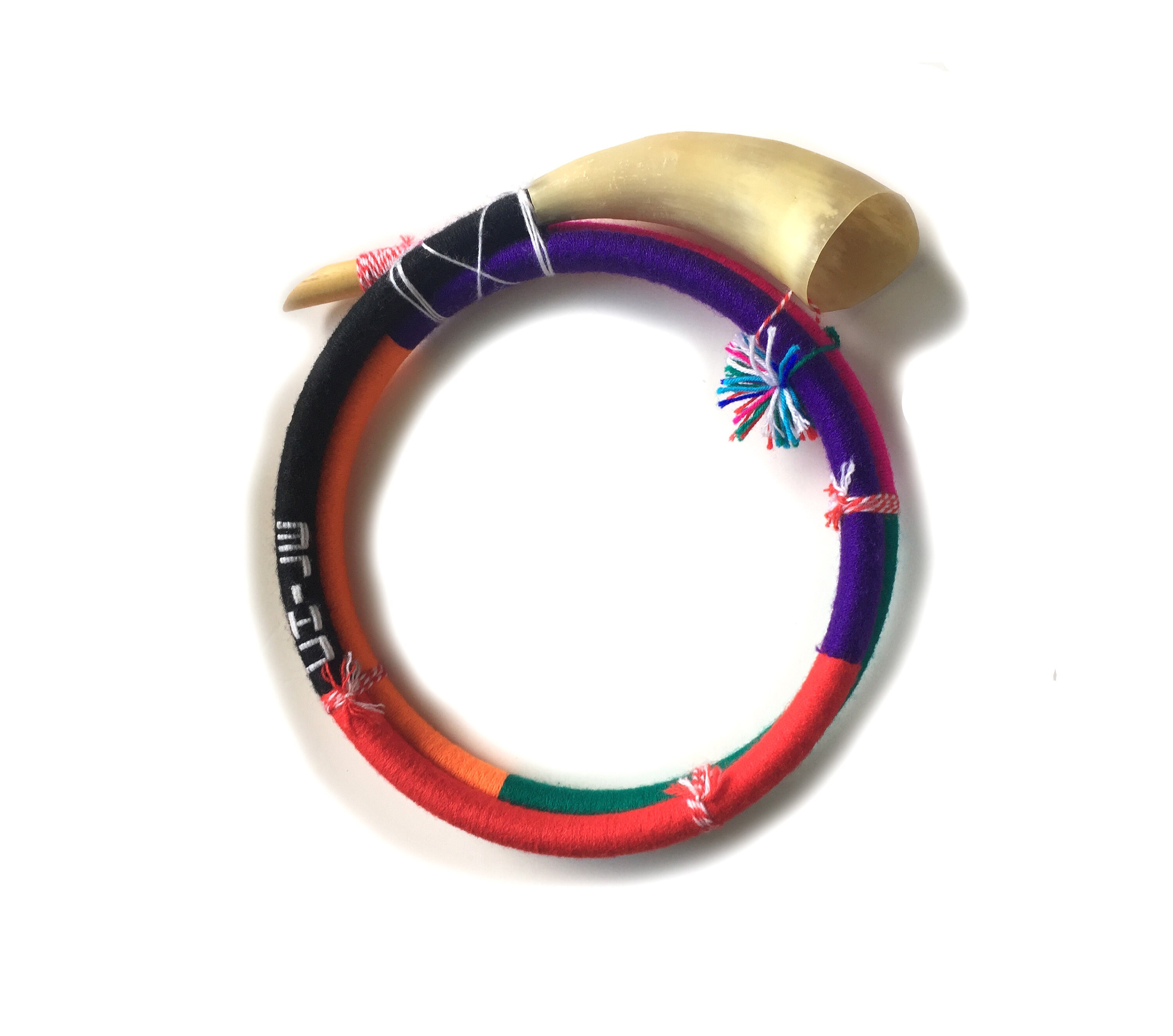 Decorative Jewish Shofar. Colorful, Vintage, Handmade, Wall Decoration ...