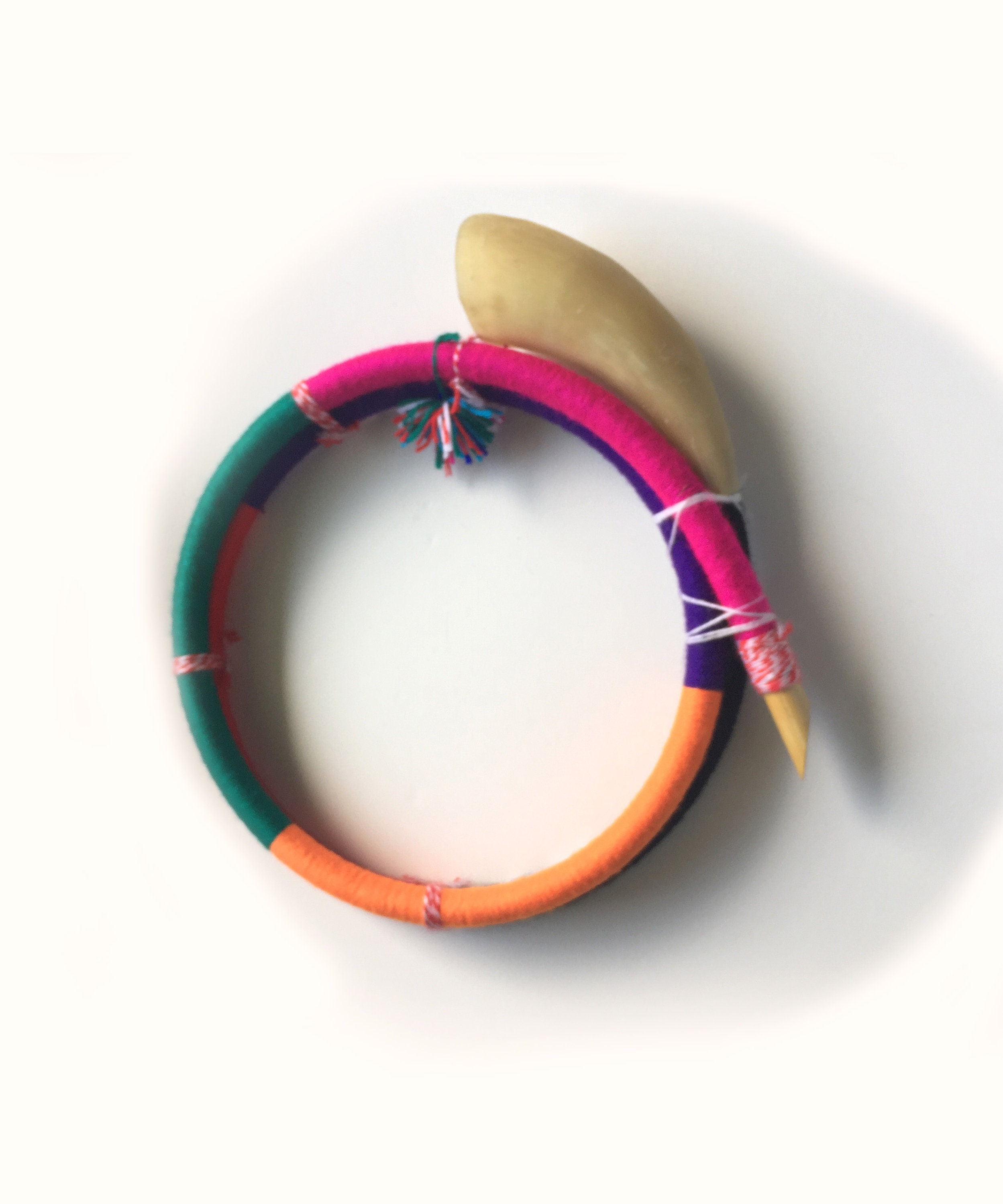 Decorative Jewish Shofar. Colorful, Vintage, Handmade, Wall Decoration ...