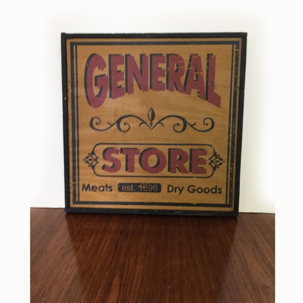 Vintage Wood Sign - Etsy
