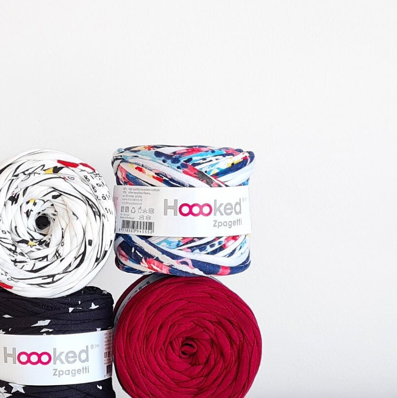 Mixed Zpagetti T-shirt Yarn Set From Hoooked 4 Pieces X 25 M 27 Yd - Etsy