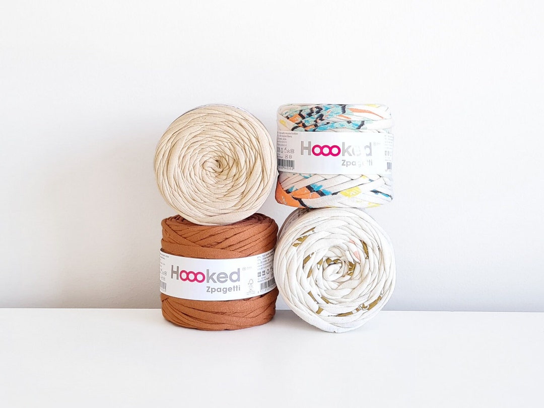 Mixed Zpagetti T-shirt Yarn Set From Hoooked 4 Pieces X 25 M 27 Yd - Etsy