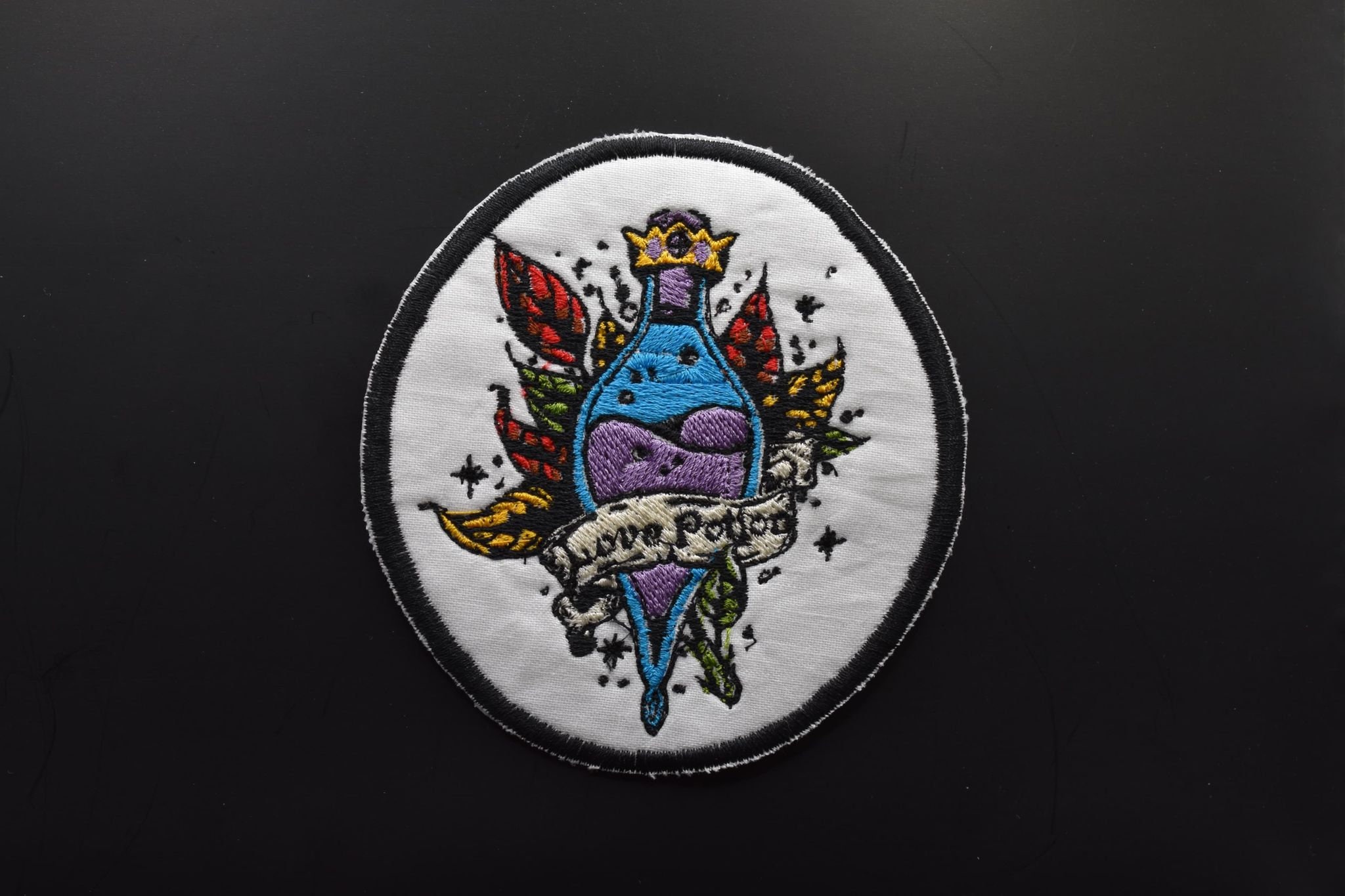 Good Luck Bottle Patch, Pretty, Sparkle, Good Luck, Witch, Pagan ...