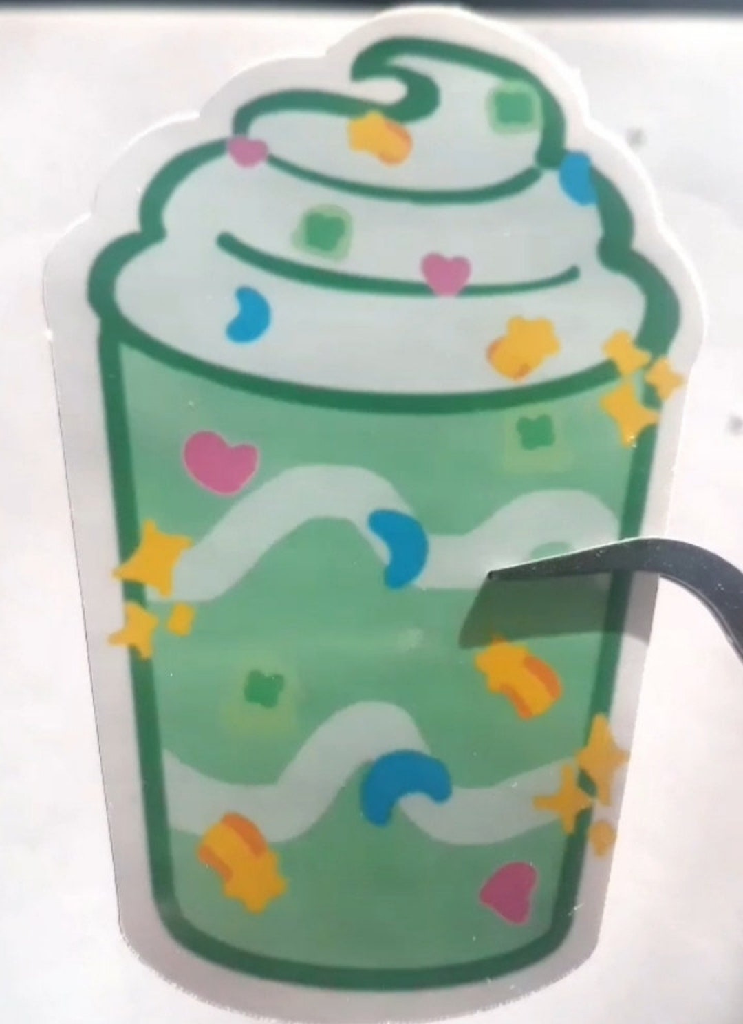 Shamrock Shake Sticker - Etsy